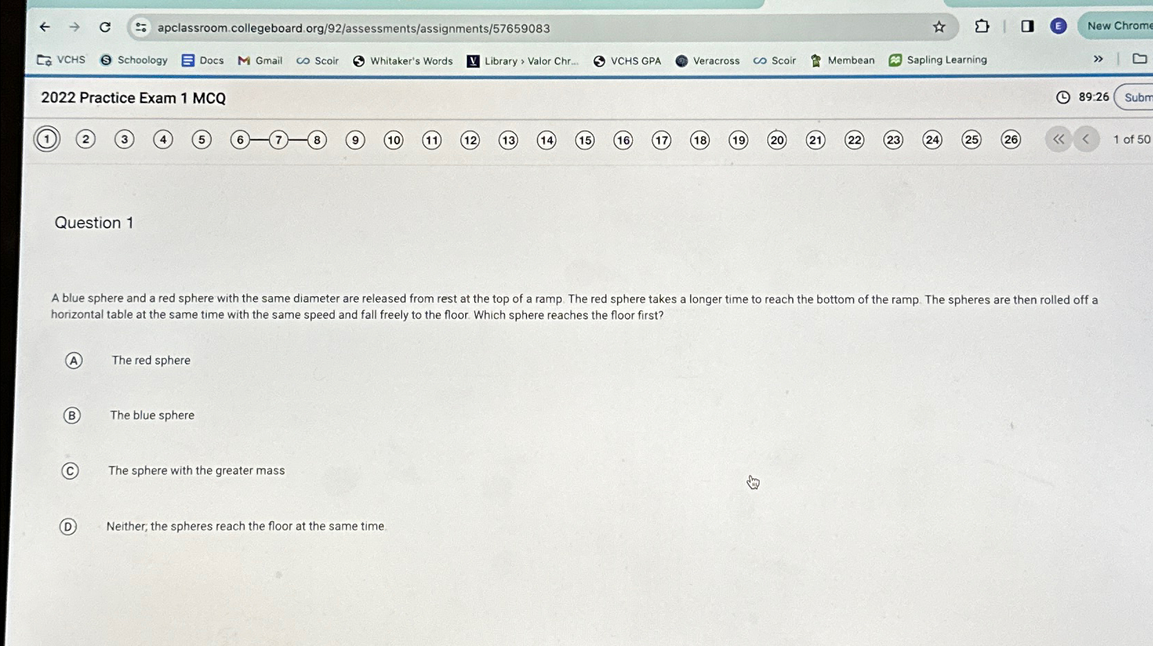 Solved apclassroom.collegeboard | Chegg.com Solved apclassroom.collegeboard | Chegg.com