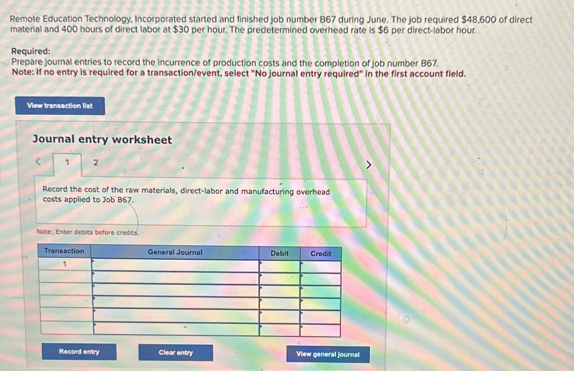 Solved Remote Education Technology, Incorporated started and | Chegg.com