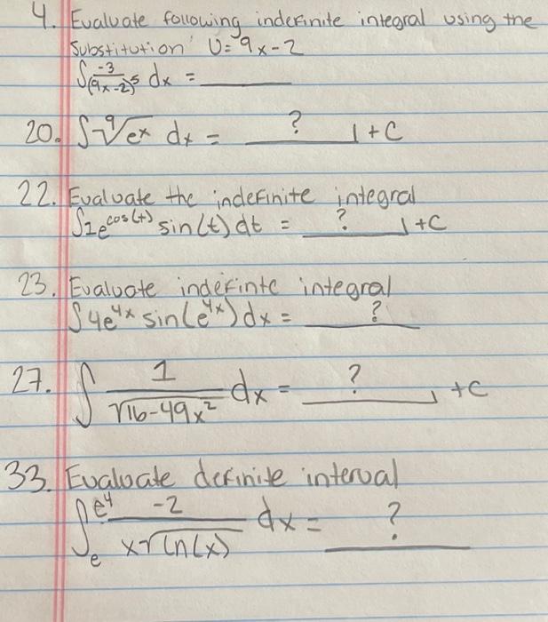 Solved I know its a lot but ive been stuck on these for a | Chegg.com