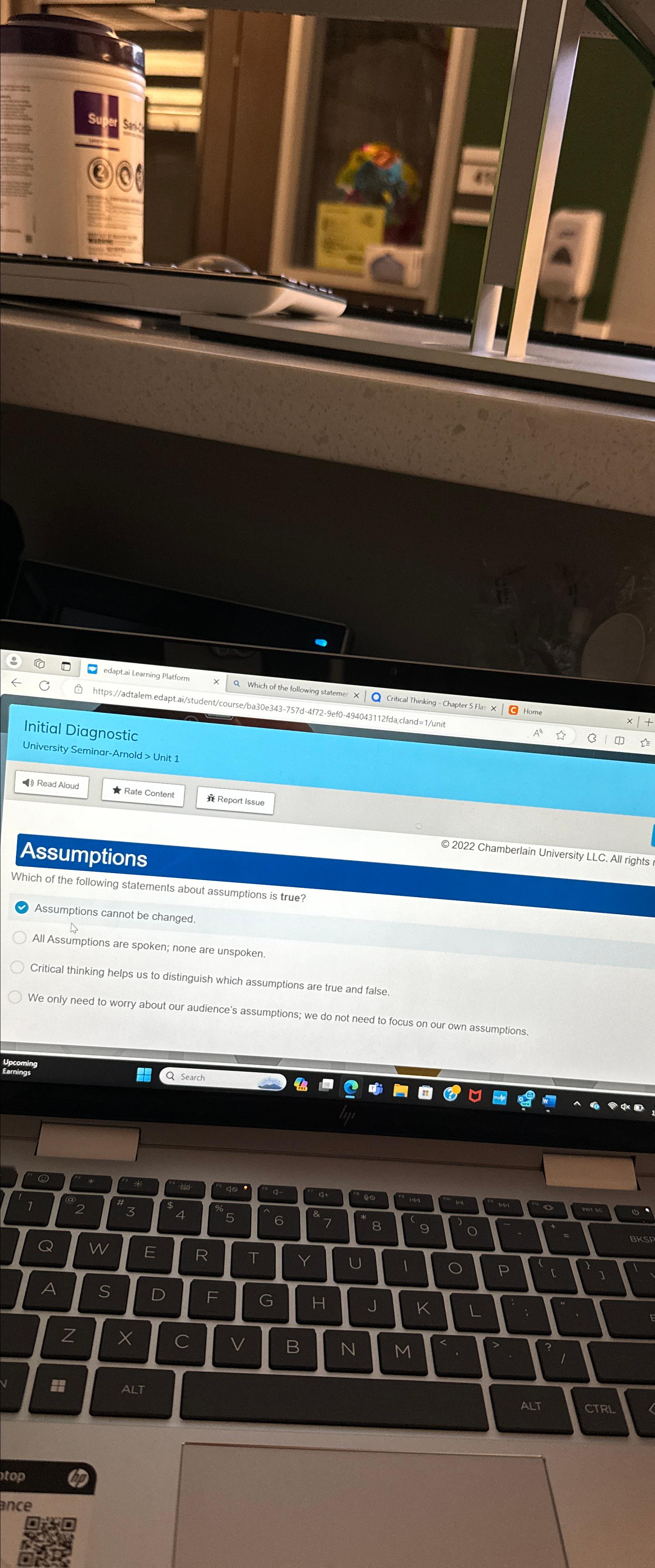 Solved Initial DiagnosticUniversity Seminar-Arnold > | Chegg.com