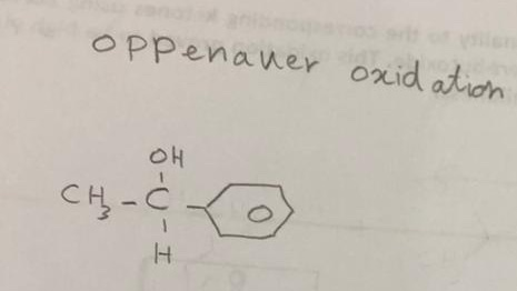Solved oppenauer oxidation OH 애 CHC To H | Chegg.com