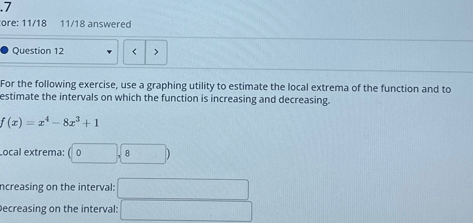 Solved For the following exercise, use a graphing utility to | Chegg.com