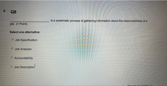 Solved is a systematic process of gathering information | Chegg.com