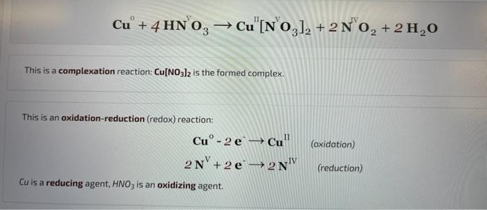 Solved The following is the balanced equation and two half | Chegg.com