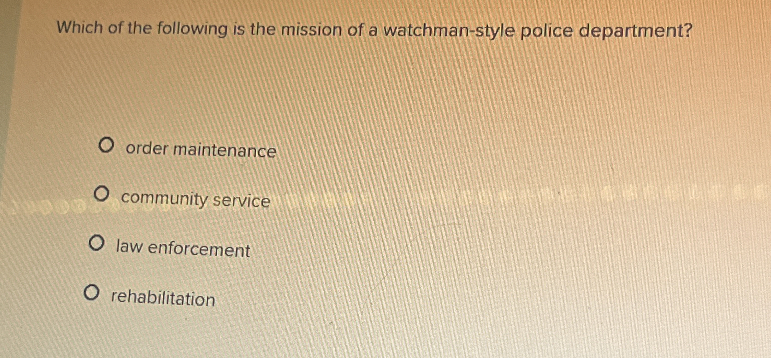 Solved Which of the following is the mission of a | Chegg.com