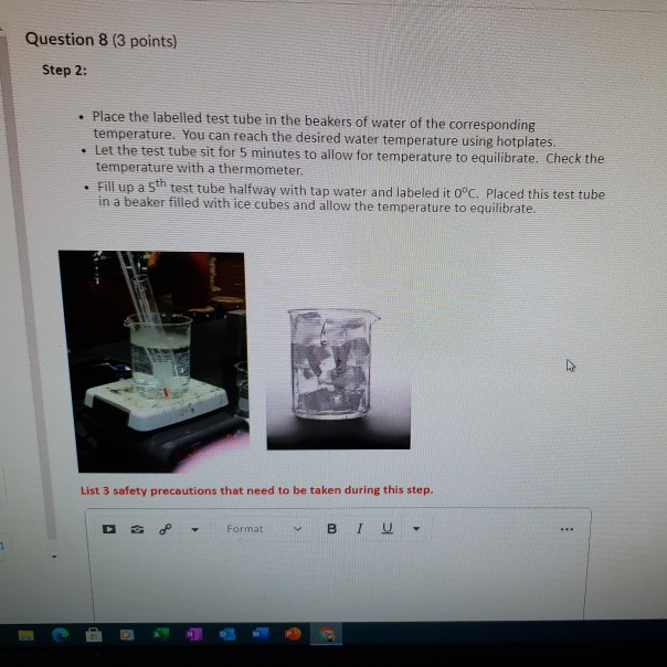 Solved Question 8 (3 points) Step 2: . Place the labelled | Chegg.com