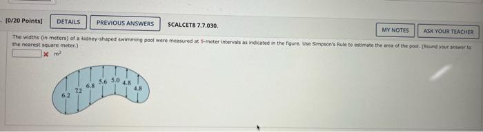 Solved the nearest square meter.) ×m2 | Chegg.com