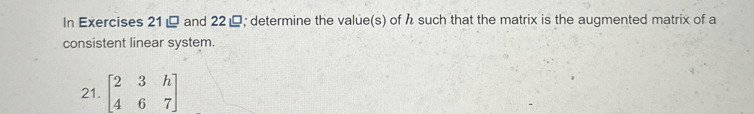 Solved In Exercises 21 ﻿and 22 ﻿; determine the value(s) ﻿of | Chegg.com