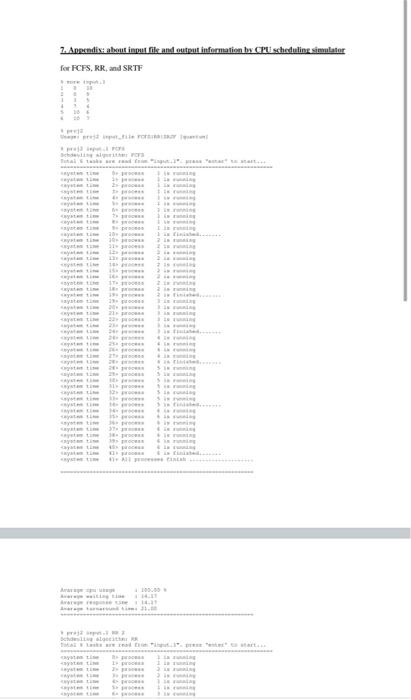 Solved please write in c programming , the appendix is also | Chegg.com