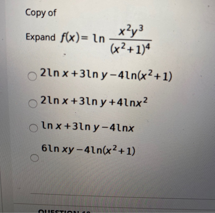 Solved Copy of If f(x)=2x +1 and g(x)=e3x, find gof ебx + 3 | Chegg.com