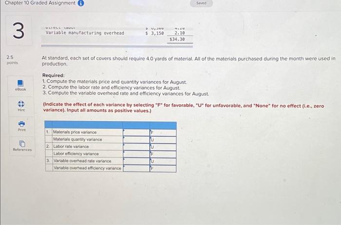 Solved pter 10 Graded Assignment Saved Help З Problem 10-9 | Chegg.com Solved pter 10 Graded Assignment Saved Help З Problem 10-9 | Chegg.com