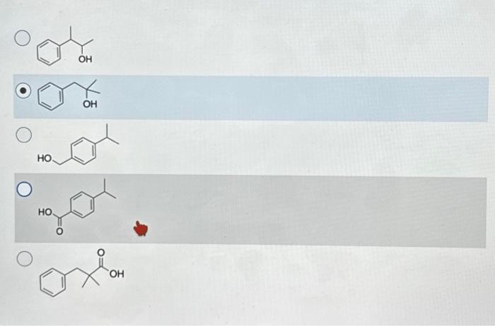 Solved 11-1: Which of following structures with the | Chegg.com