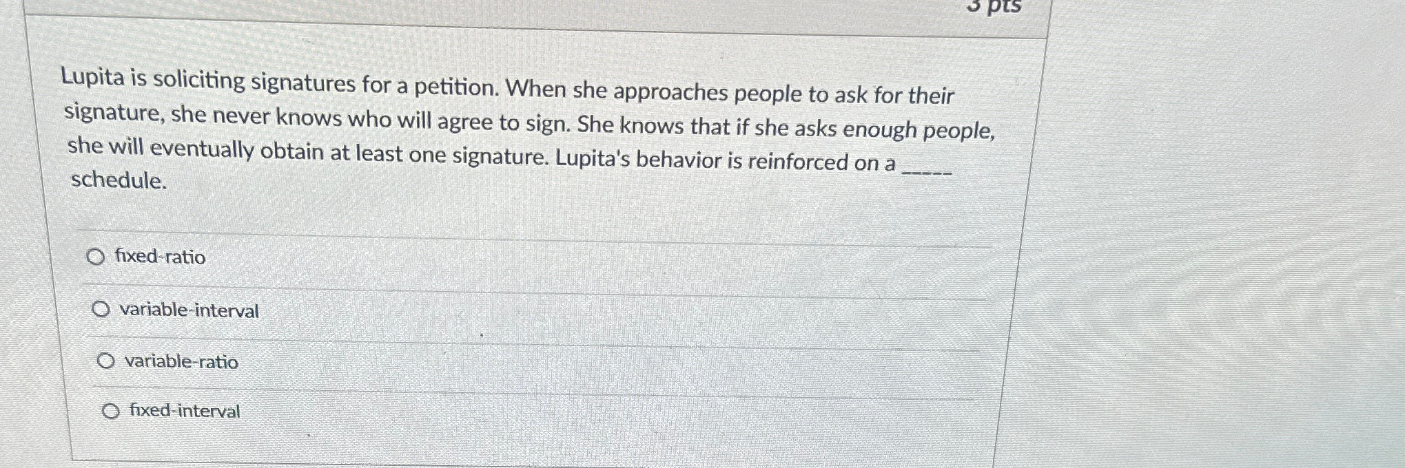 Solved Lupita is soliciting signatures for a petition. When | Chegg.com