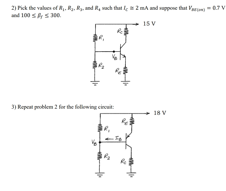 Solved Pick the values of R_(1),R_(2),R_(3), ﻿and R_(4) | Chegg.com