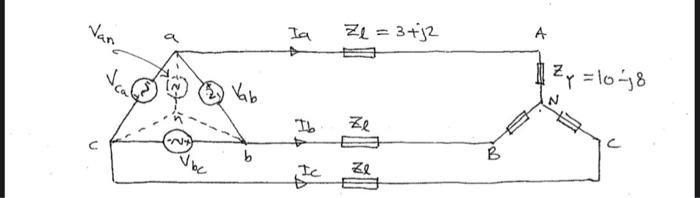Solved Using Simulink MATLAB only Q1:Find la and VAB Q2: | Chegg.com