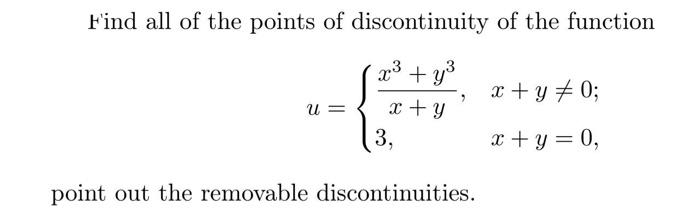 Solved Find all of the points of discontinuity of the | Chegg.com