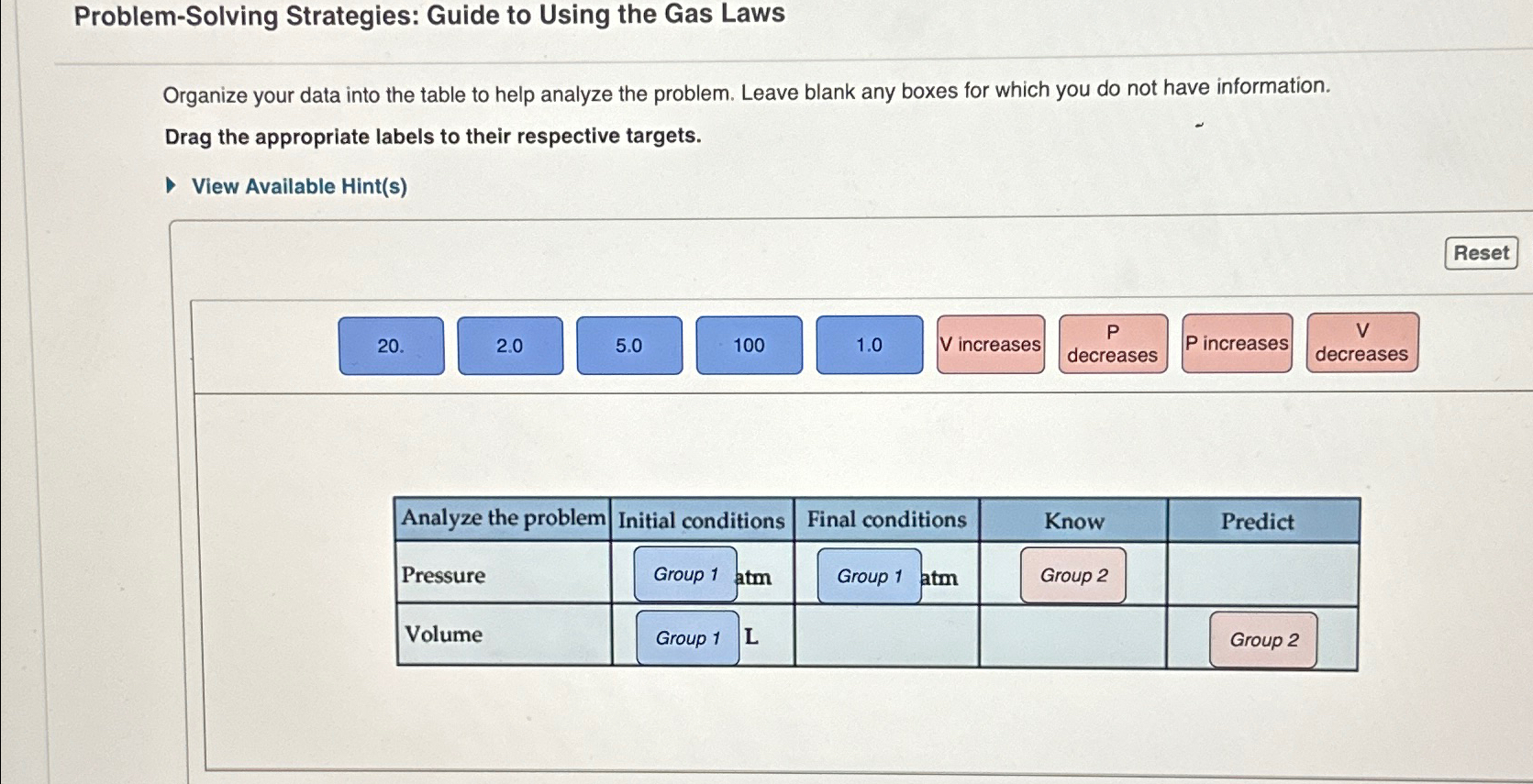 Problem-Solving Strategies: Guide to Using the Gas | Chegg.com