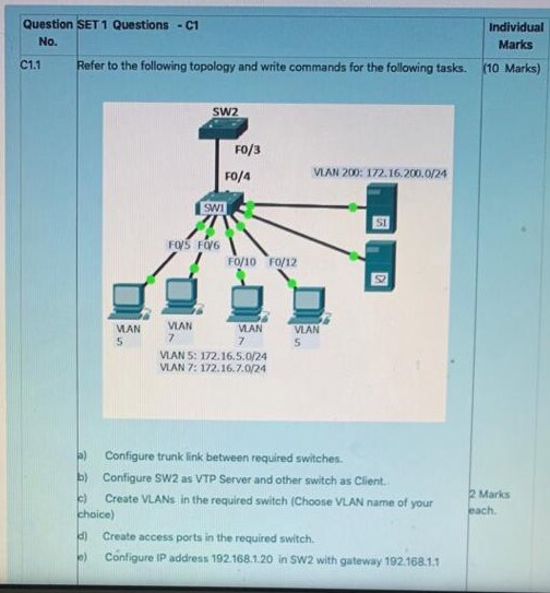 Solved Question SET 1 Questions - C1 No. C1.1 Refer to the | Chegg.com