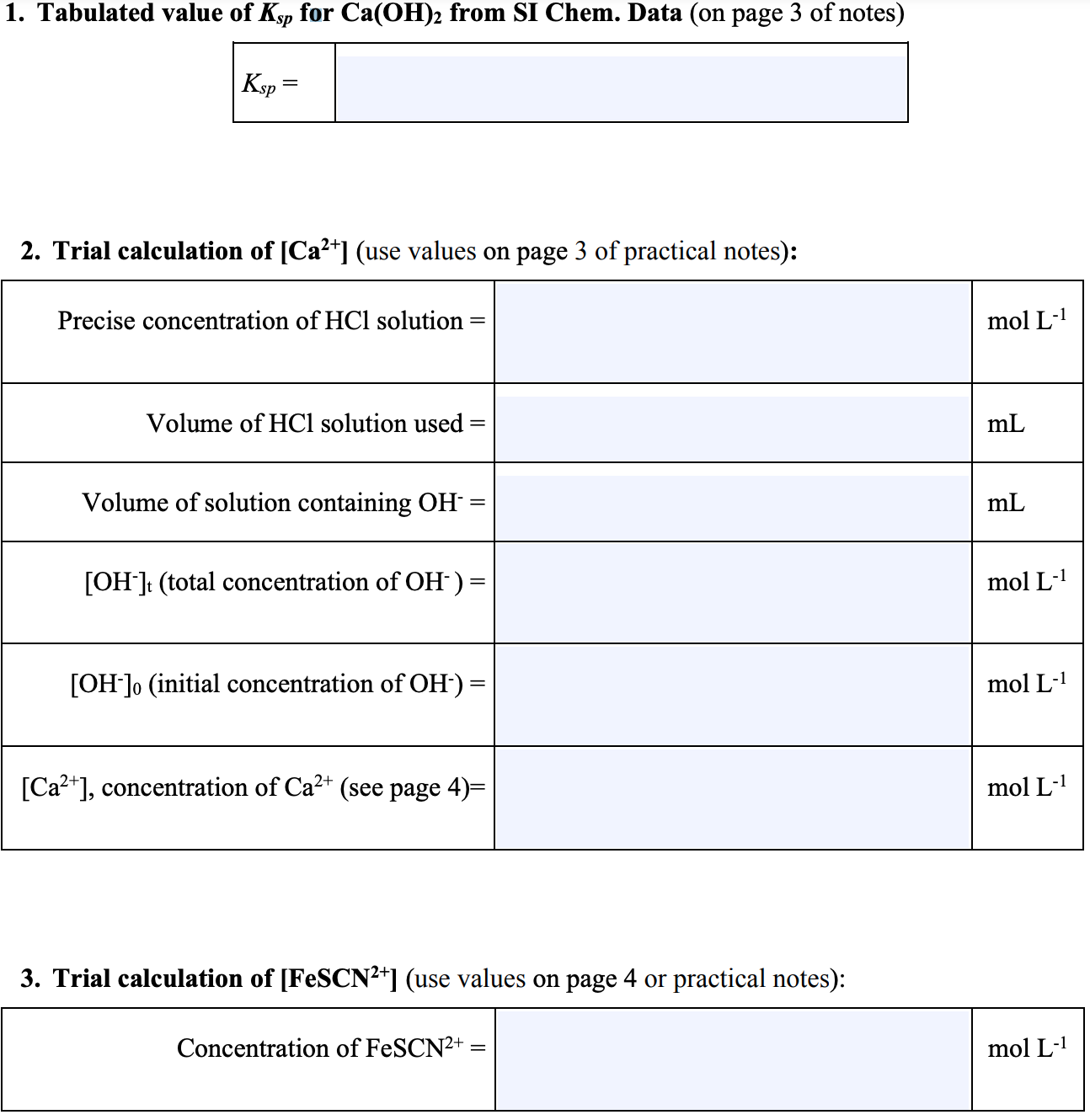 Solved Tabulated value of Ksp ﻿for Ca(OH)2 ﻿from SI Chem. | Chegg.com
