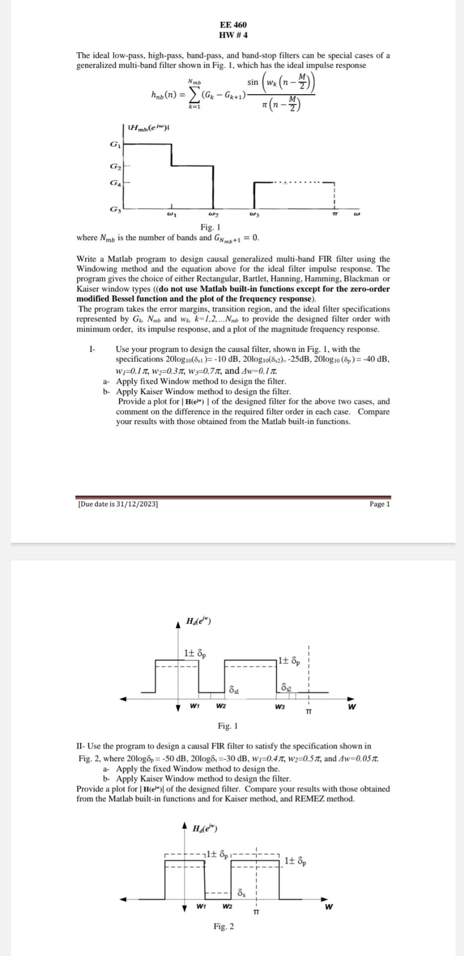 Solved hello, this is dsp(digital signal proccessing) ﻿hw, | Chegg.com