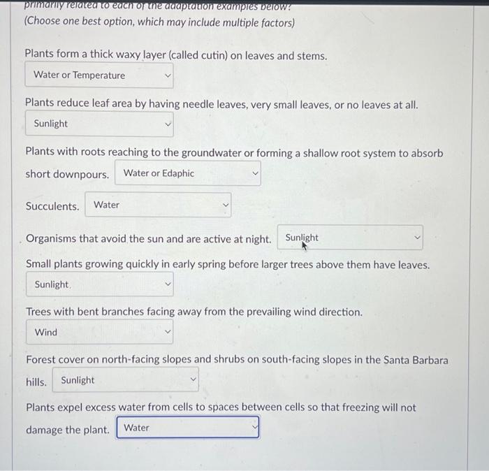 Solved primarily related each or the adaptation examples | Chegg.com