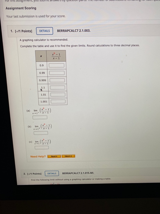 Solved For this Assignment Scoring Your last submission is | Chegg.com