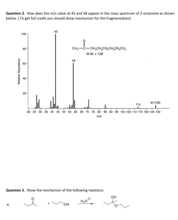 Solved Question 1. Determine the molecular formula from the | Chegg.com