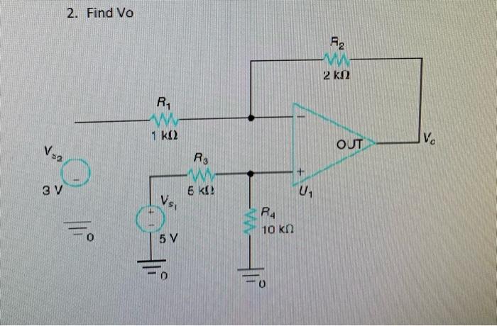 Solved 2. Find Vo3. Find Vo | Chegg.com