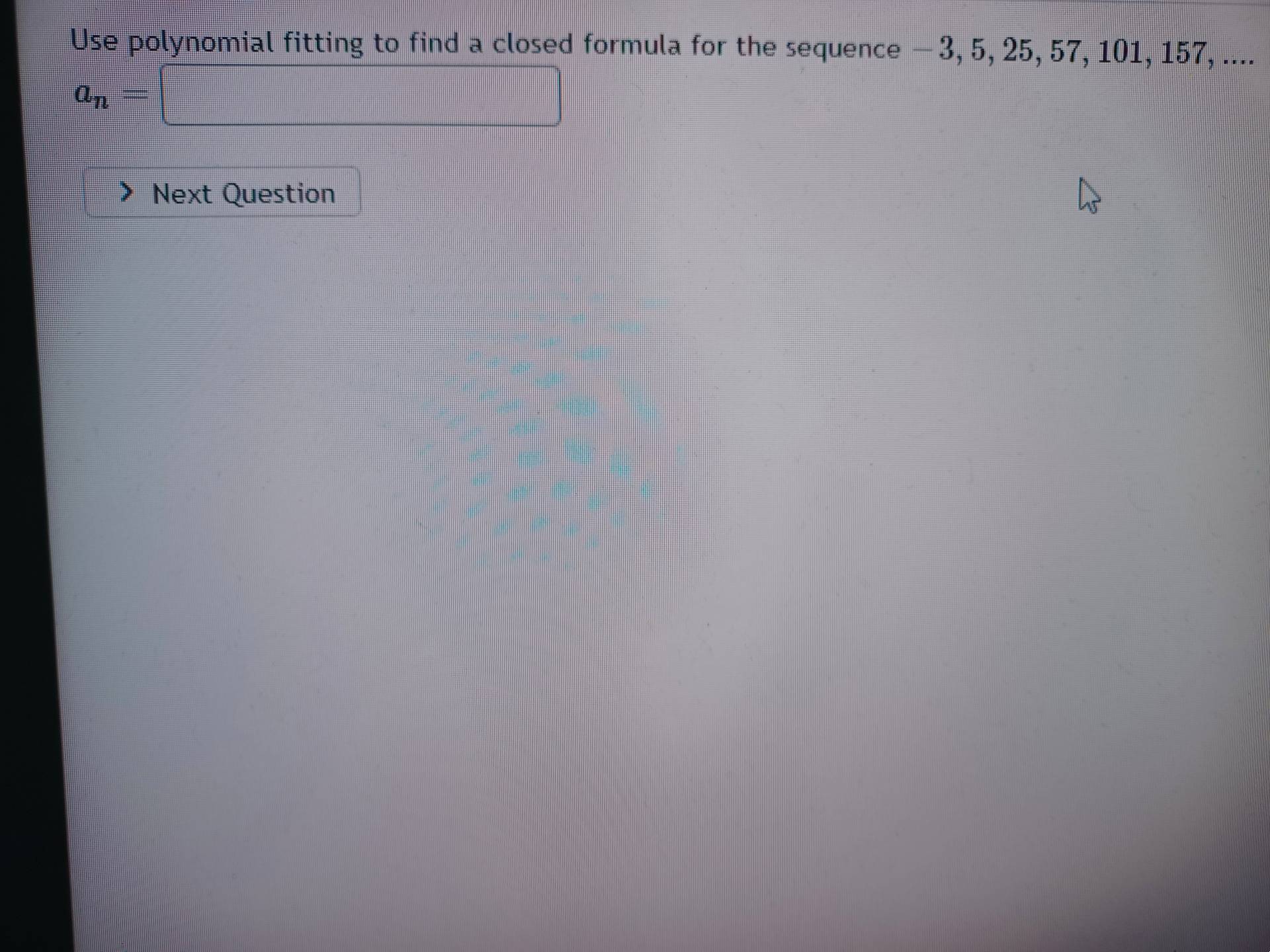 Solved Use polynomial fitting to find a closed formula for | Chegg.com