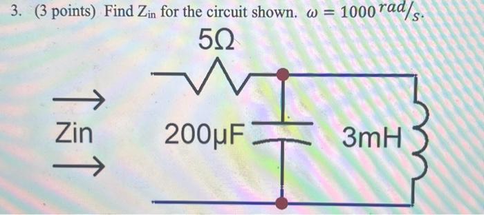 Solved ω=1000rad/s | Chegg.com