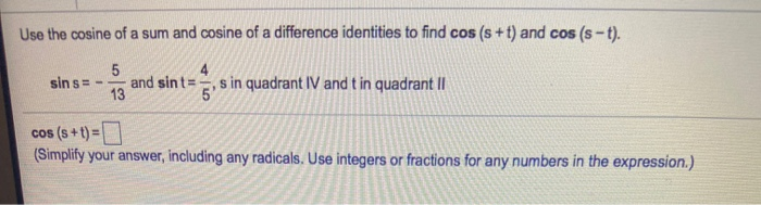 Solved Write the function in terms of the cofunction of a | Chegg.com