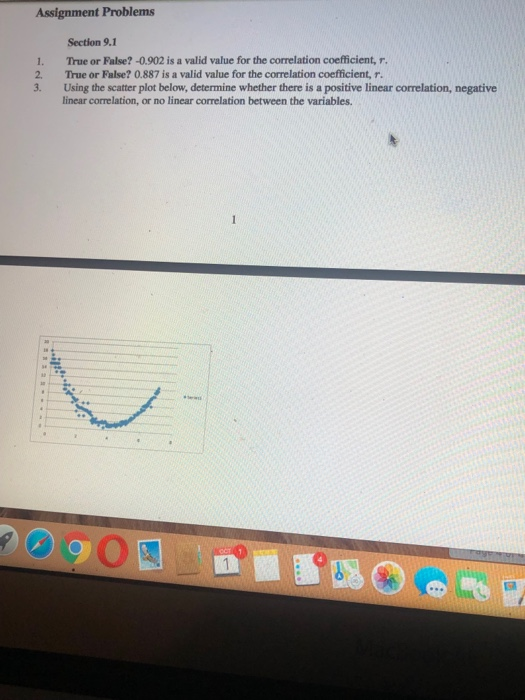 Solved Assignment Problems 1. 2. 3. Section 9.1 True or | Chegg.com