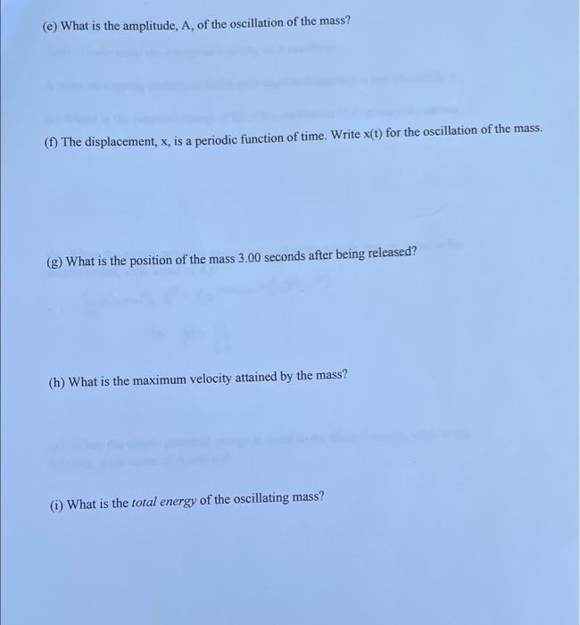 Solved Goal: Understand the physics behind the spring A | Chegg.com