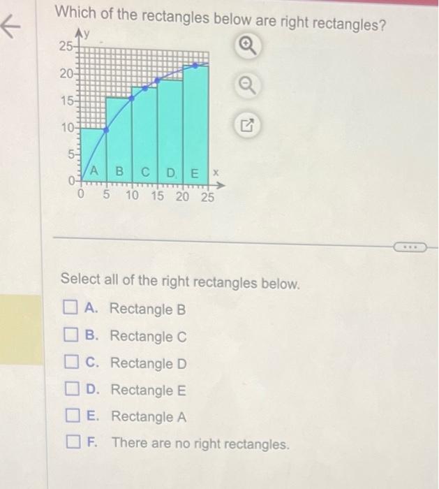 Solved Which of the rectangles below are right rectangles? | Chegg.com