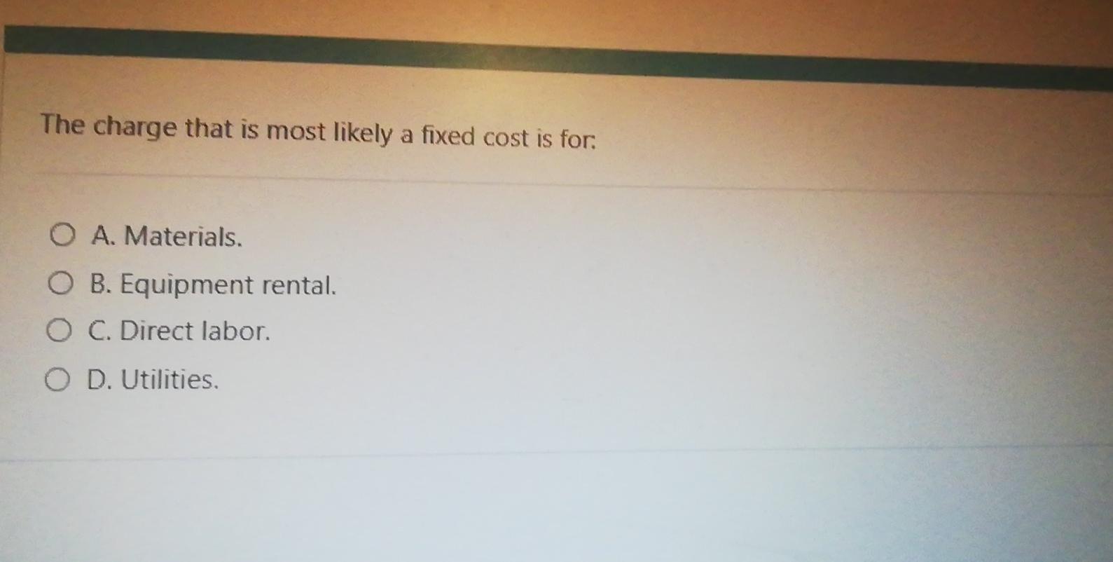 Solved Contingency money is: A. The money that must be | Chegg.com