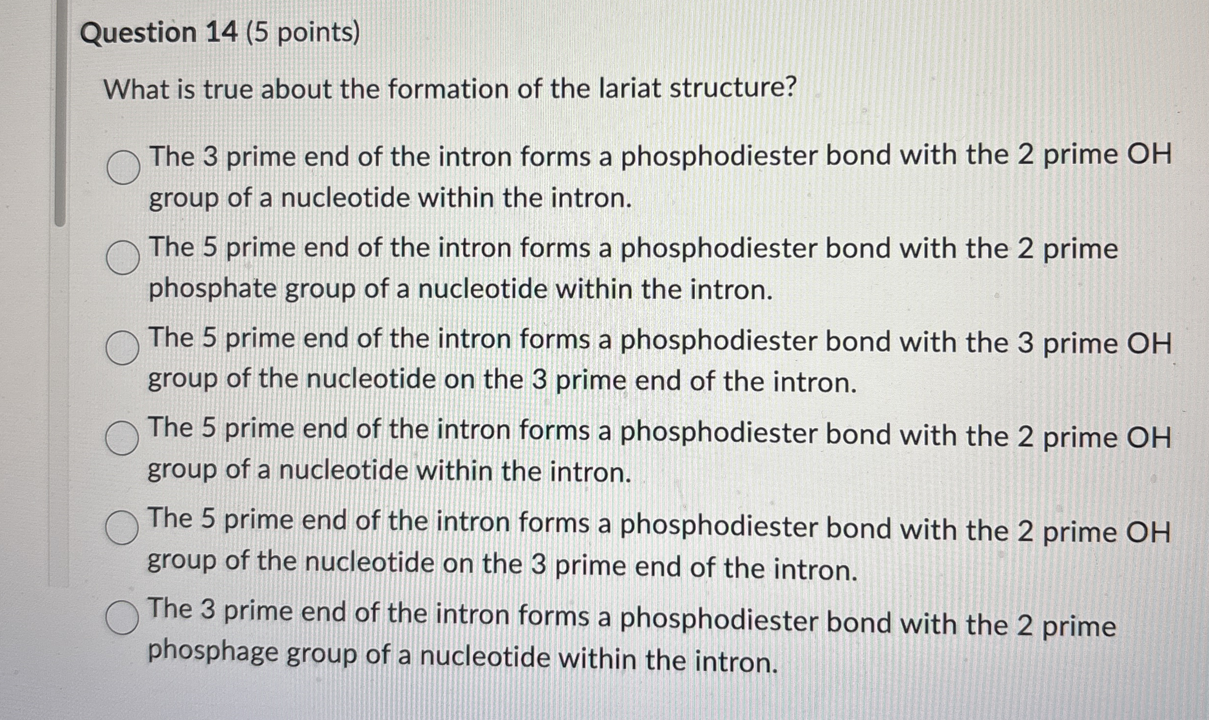 Solved Question 14 (5 ﻿points)What is true about the | Chegg.com