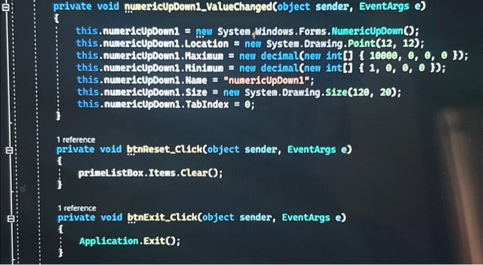 Solved in my c# window forms program, im trying to print | Chegg.com