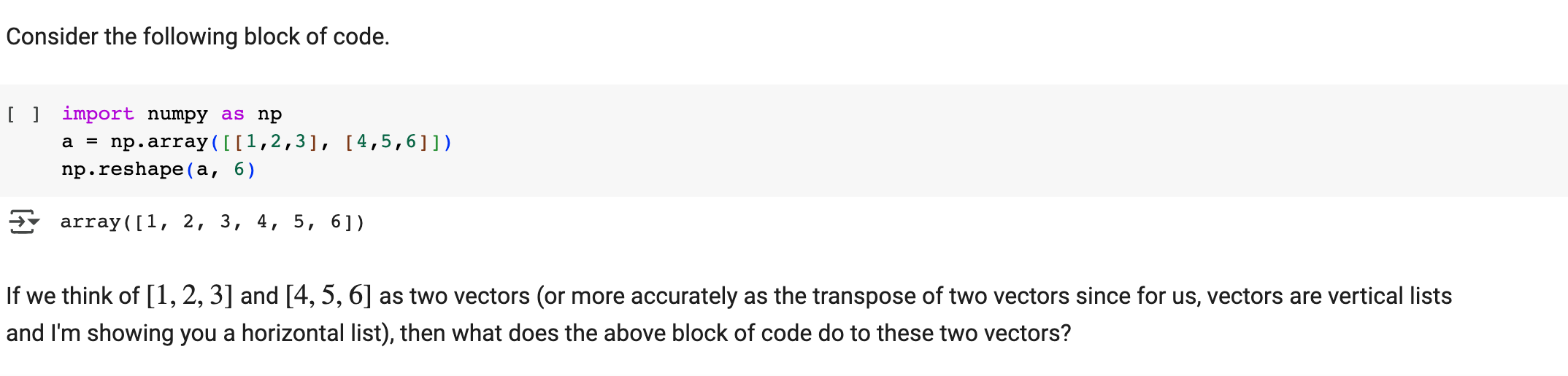 Solved Consider the following block of ﻿code.[ ] ﻿import | Chegg.com