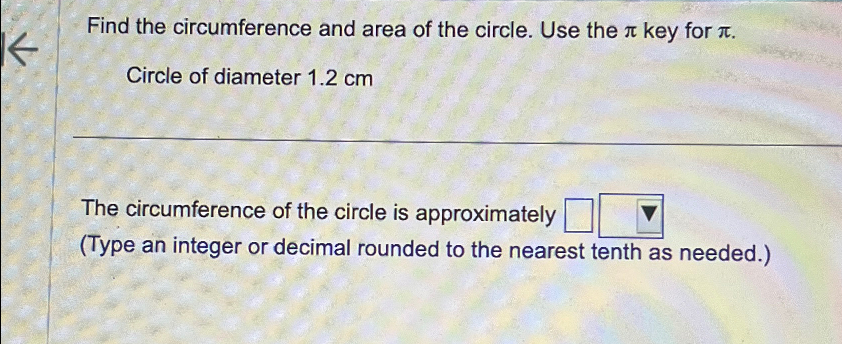 Solved Find the circumference and area of the circle. Use | Chegg.com