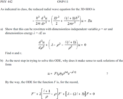 Solved As indicated in class, the reduced radial wave | Chegg.com
