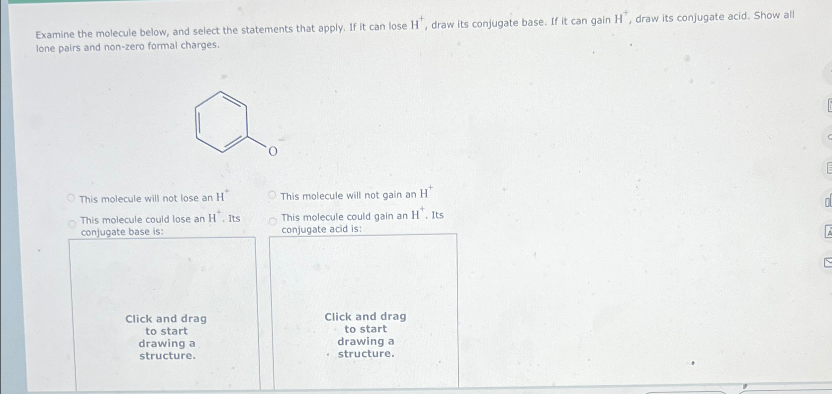 Solved Examine the molecule below, and select the statements | Chegg.com
