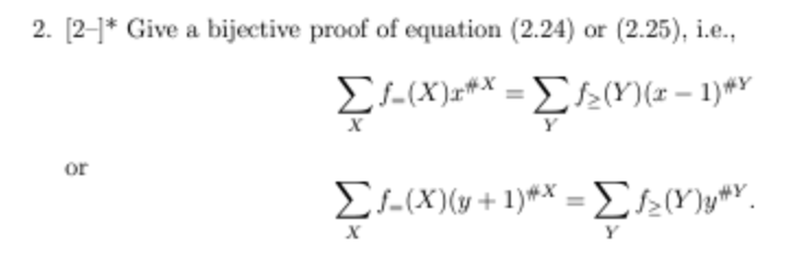 Solved Richard Stanley's Enumerative Combinatorics Chapter 2 | Chegg.com Solved Richard Stanley's Enumerative Combinatorics Chapter 2 | Chegg.com