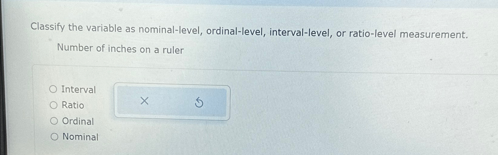 Solved Classify the variable as nominal-level, | Chegg.com