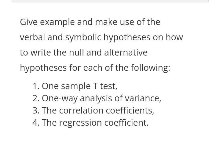 Solved Give example and make use of the verbal and symbolic | Chegg.com