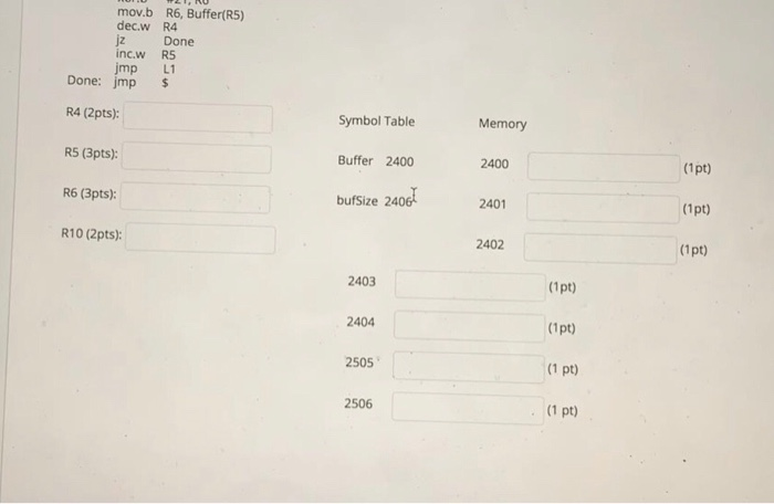 Solved Trace through this assembly language program and show | Chegg.com