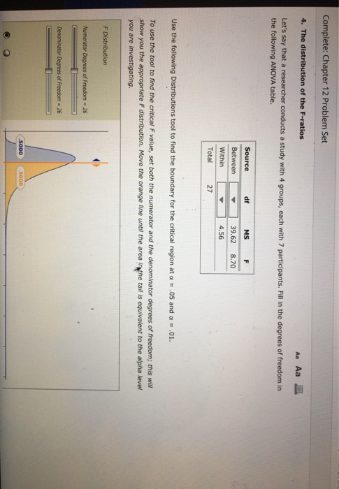 Solved Complete: Chapter 12 Problem Set 4. The distribution | Chegg.com