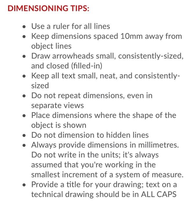 Solved STEP 1: Draw the Counterweight orthographically, | Chegg.com