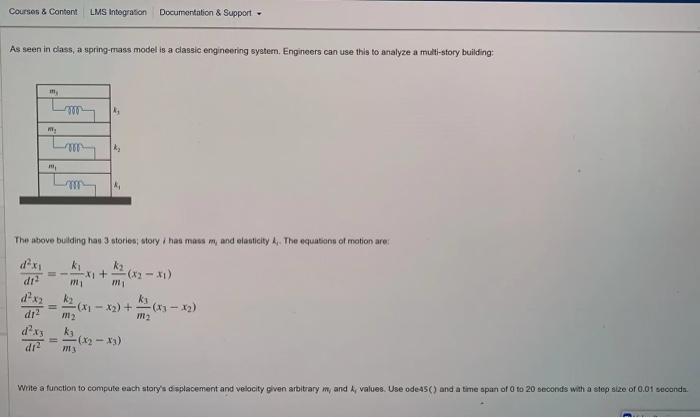Solved Courses & Content LMS Integration Documentation & | Chegg.com