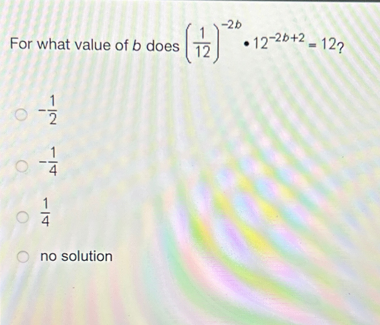 Solved For what value of b ﻿does | Chegg.com