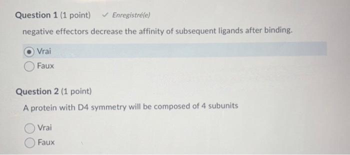 Solved negative effectors decrease the affinity of | Chegg.com